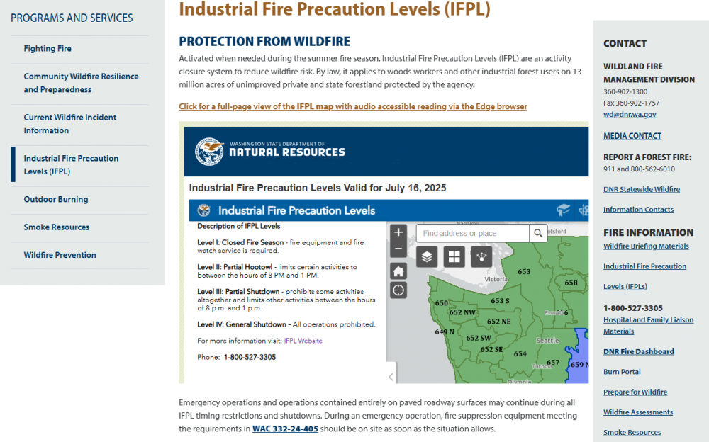 Burn Permit Application | McCleary Washington